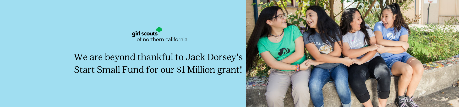 GSNorCal Secures $1 Million Grant from Jack Dorsey's #startsmall to ...